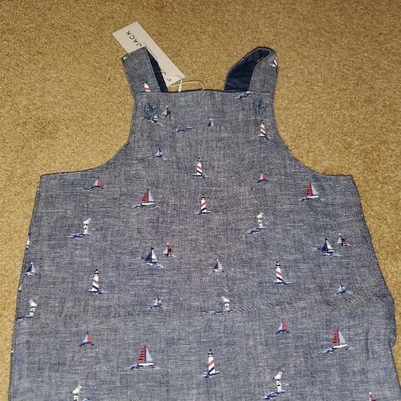 Janie and Jack | Bottoms | New Janie And Jack Overalls Nautical Boat ...